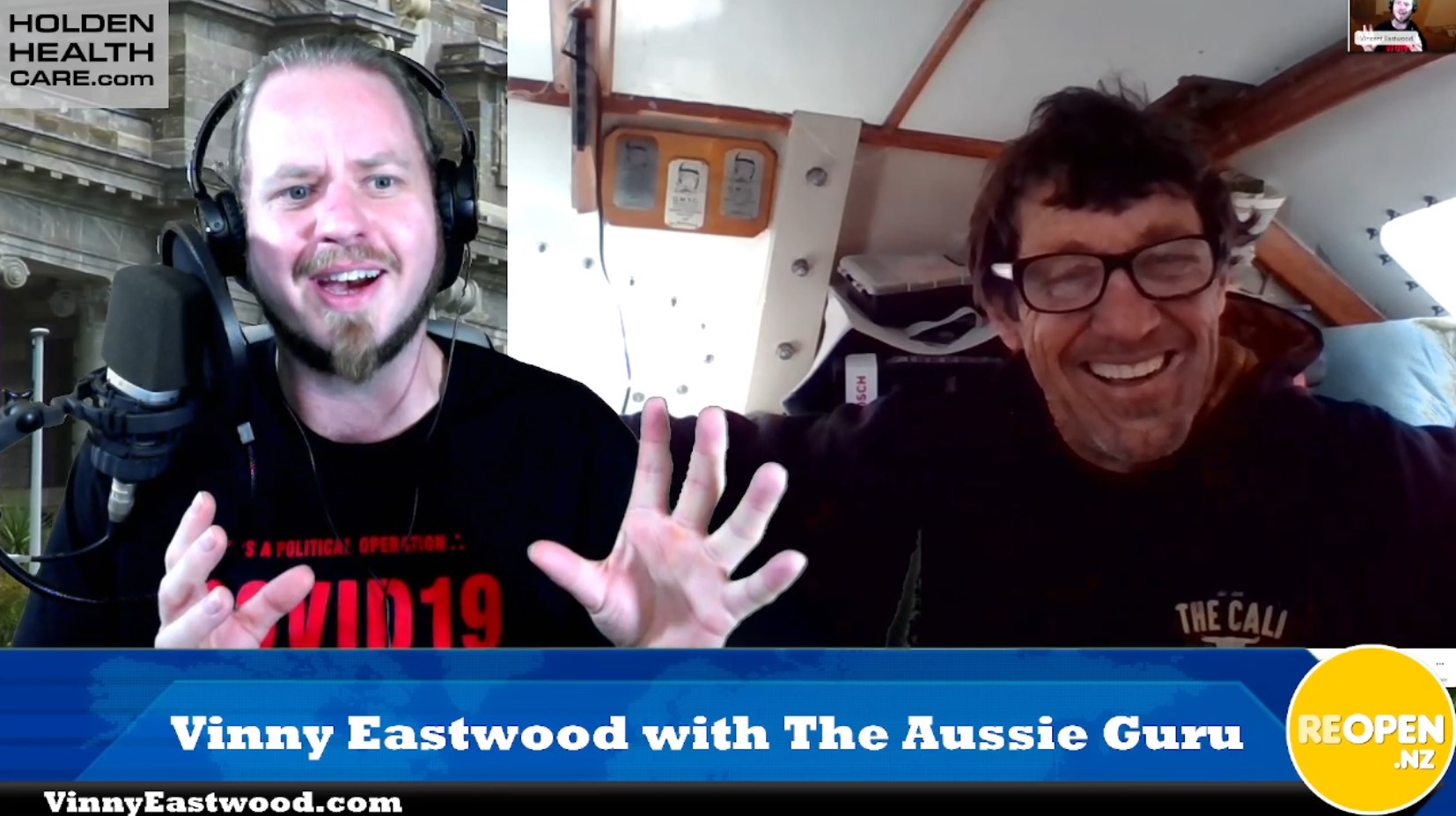 The Aussie Guru On The Vinny Eastwood Show - One Great Work Network